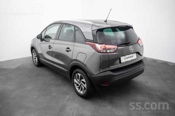 Grey Opel Crossland X 2019 in Tallinn, with an engine capacity of 1.20 L and mileage of 100 thousand km for 10999 €, photo 6 on AUTOMOTO.COM.LV