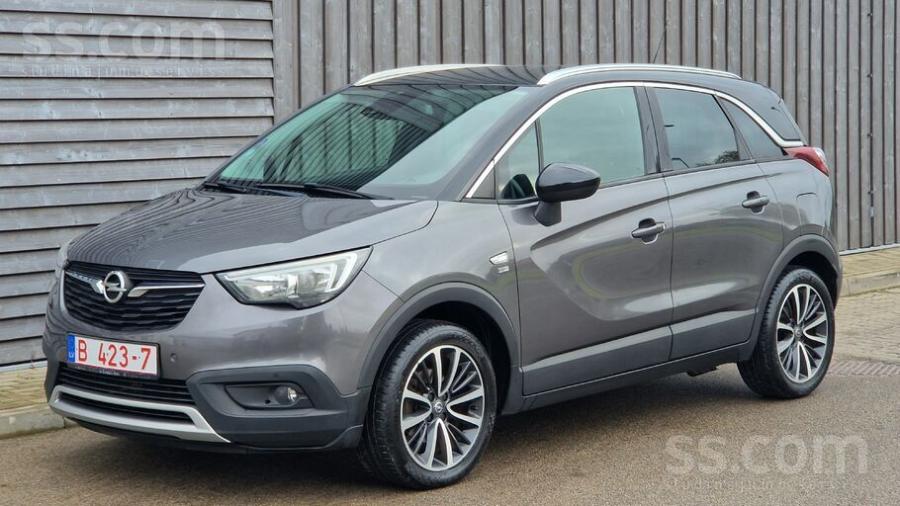 Grey Opel Crossland X 2019 in Jelgava, with an engine capacity of 1.20 L and mileage of 110 thousand km for 7750 €, photo 37 on AUTOMOTO.COM.LV