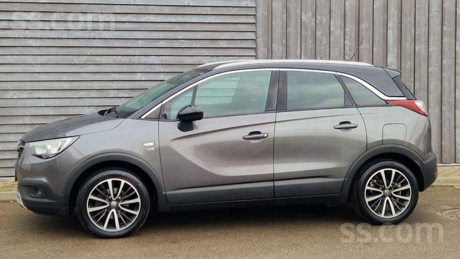 Grey Opel Crossland X 2019 in Jelgava, with an engine capacity of 1.20 L and mileage of 110 thousand km for 7750 €, photo 39 on AUTOMOTO.COM.LV