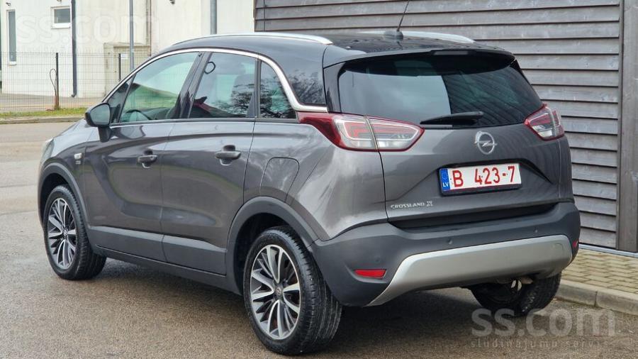 Grey Opel Crossland X 2019 in Jelgava, with an engine capacity of 1.20 L and mileage of 110 thousand km for 7750 €, photo 41 on AUTOMOTO.COM.LV