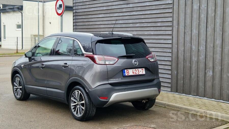 Grey Opel Crossland X 2019 in Jelgava, with an engine capacity of 1.20 L and mileage of 110 thousand km for 7750 €, photo 43 on AUTOMOTO.COM.LV