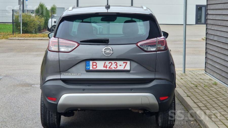 Grey Opel Crossland X 2019 in Jelgava, with an engine capacity of 1.20 L and mileage of 110 thousand km for 7750 €, photo 46 on AUTOMOTO.COM.LV