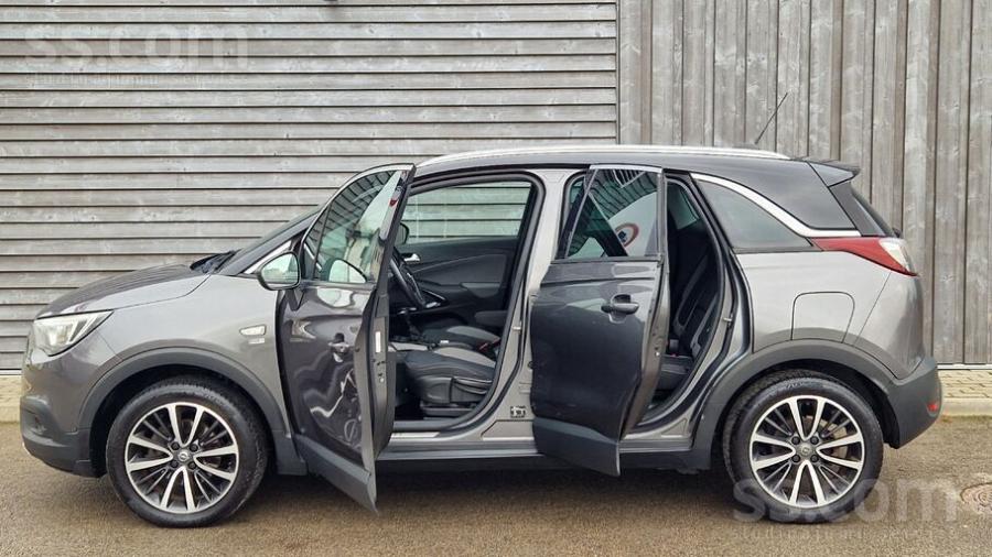 Grey Opel Crossland X 2019 in Jelgava, with an engine capacity of 1.20 L and mileage of 110 thousand km for 7750 €, photo 50 on AUTOMOTO.COM.LV
