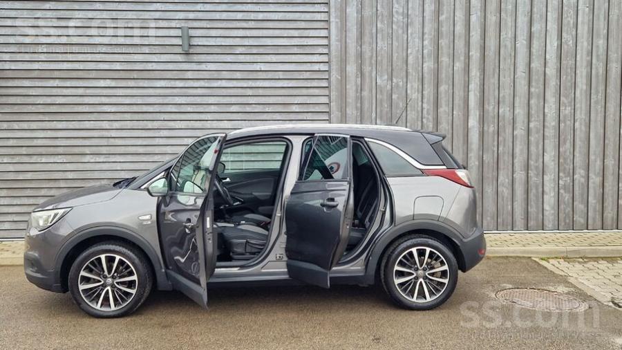 Grey Opel Crossland X 2019 in Jelgava, with an engine capacity of 1.20 L and mileage of 110 thousand km for 7750 €, photo 52 on AUTOMOTO.COM.LV