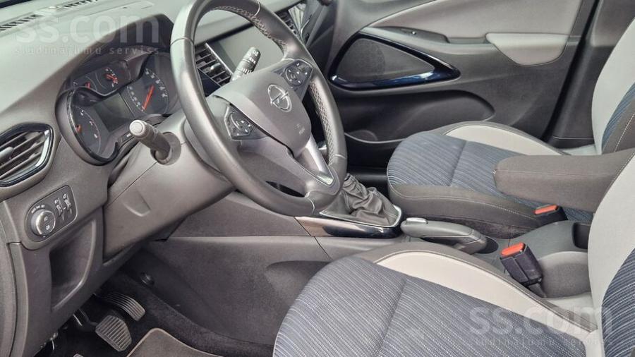 Grey Opel Crossland X 2019 in Jelgava, with an engine capacity of 1.20 L and mileage of 110 thousand km for 7750 €, photo 58 on AUTOMOTO.COM.LV