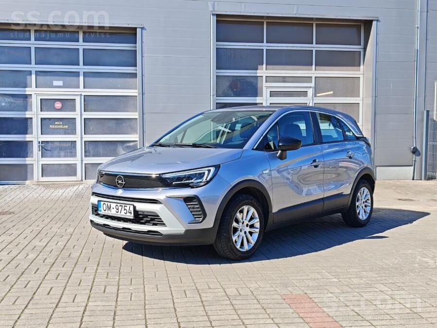 Grey Opel Crossland X 2022 in Liepaja, with an engine capacity of 1.20 L and mileage of 54 thousand km for 14000 €, photo 1 on AUTOMOTO.COM.LV