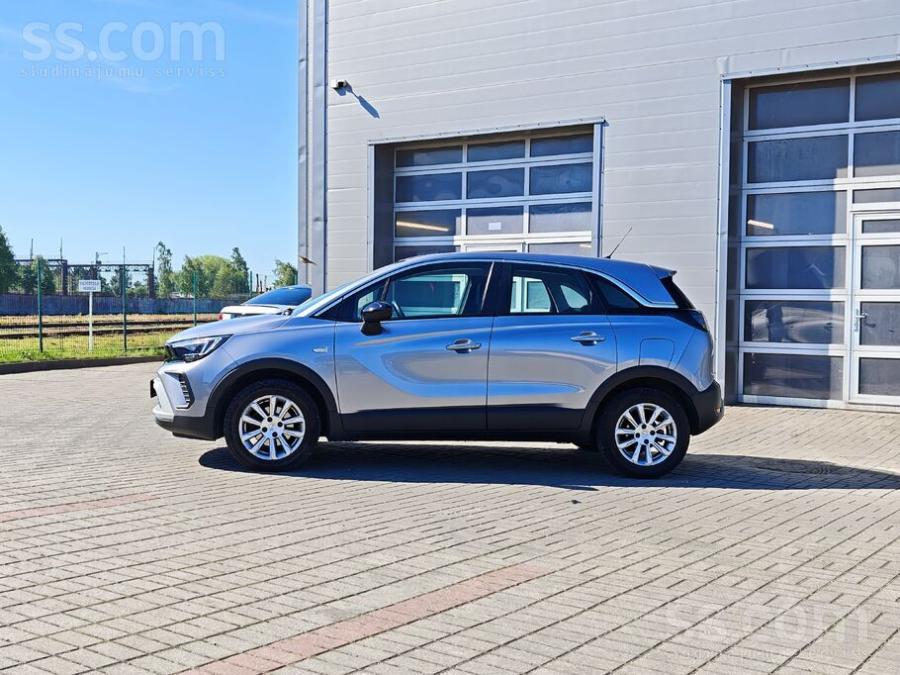 Grey Opel Crossland X 2022 in Liepaja, with an engine capacity of 1.20 L and mileage of 54 thousand km for 14000 €, photo 3 on AUTOMOTO.COM.LV