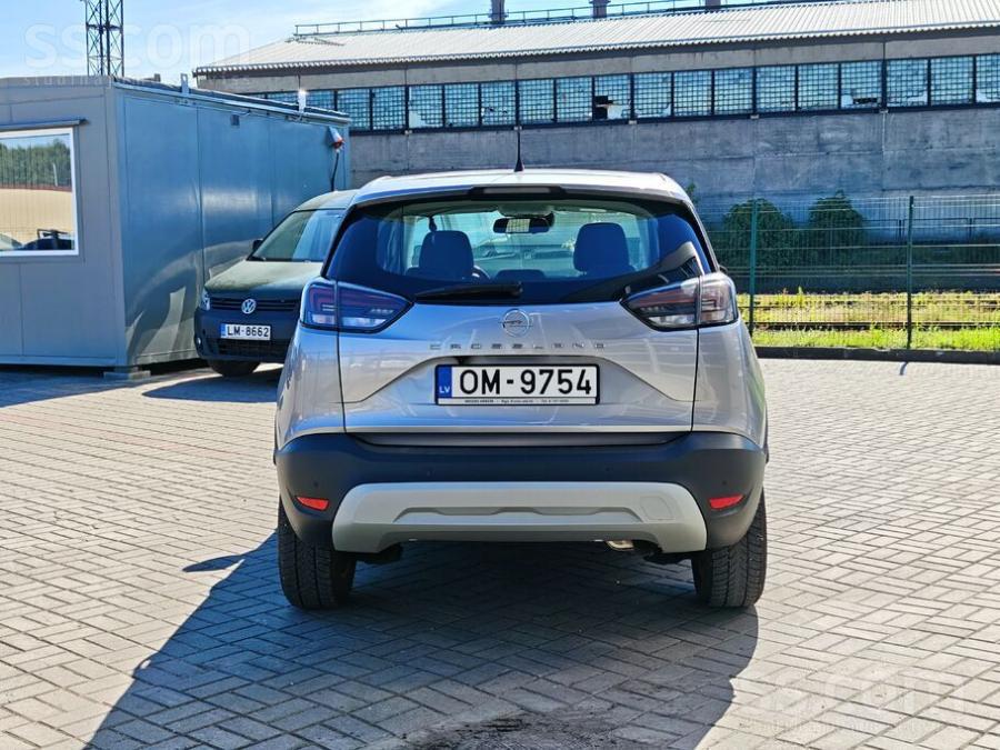 Grey Opel Crossland X 2022 in Liepaja, with an engine capacity of 1.20 L and mileage of 54 thousand km for 14000 €, photo 5 on AUTOMOTO.COM.LV