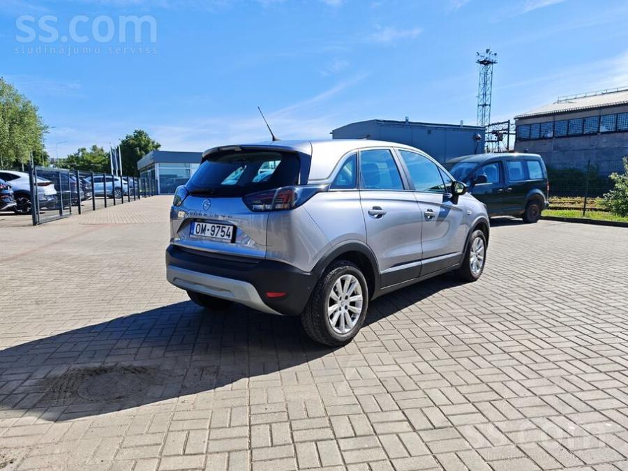 Grey Opel Crossland X 2022 in Liepaja, with an engine capacity of 1.20 L and mileage of 54 thousand km for 14000 €, photo 6 on AUTOMOTO.COM.LV