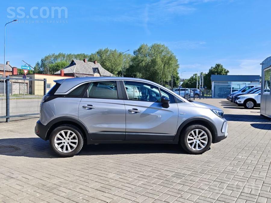 Grey Opel Crossland X 2022 in Liepaja, with an engine capacity of 1.20 L and mileage of 54 thousand km for 14000 €, photo 7 on AUTOMOTO.COM.LV