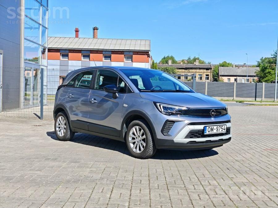 Grey Opel Crossland X 2022 in Liepaja, with an engine capacity of 1.20 L and mileage of 54 thousand km for 14000 €, photo 8 on AUTOMOTO.COM.LV