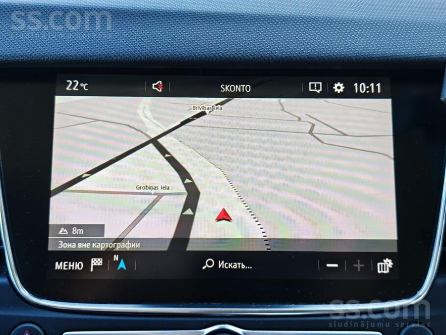 Grey Opel Crossland X 2022 in Liepaja, with an engine capacity of 1.20 L and mileage of 54 thousand km for 14000 €, photo 15 on AUTOMOTO.COM.LV