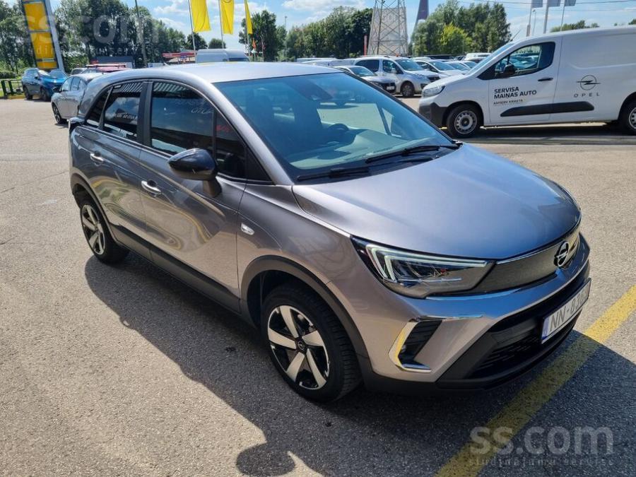 Серый Опель Crossland X 2022 в Рига, объемом двигателя 1.20 л и пробегом 29 тыс. км за 12700 €, фото 4 на AUTOMOTO.COM.LV