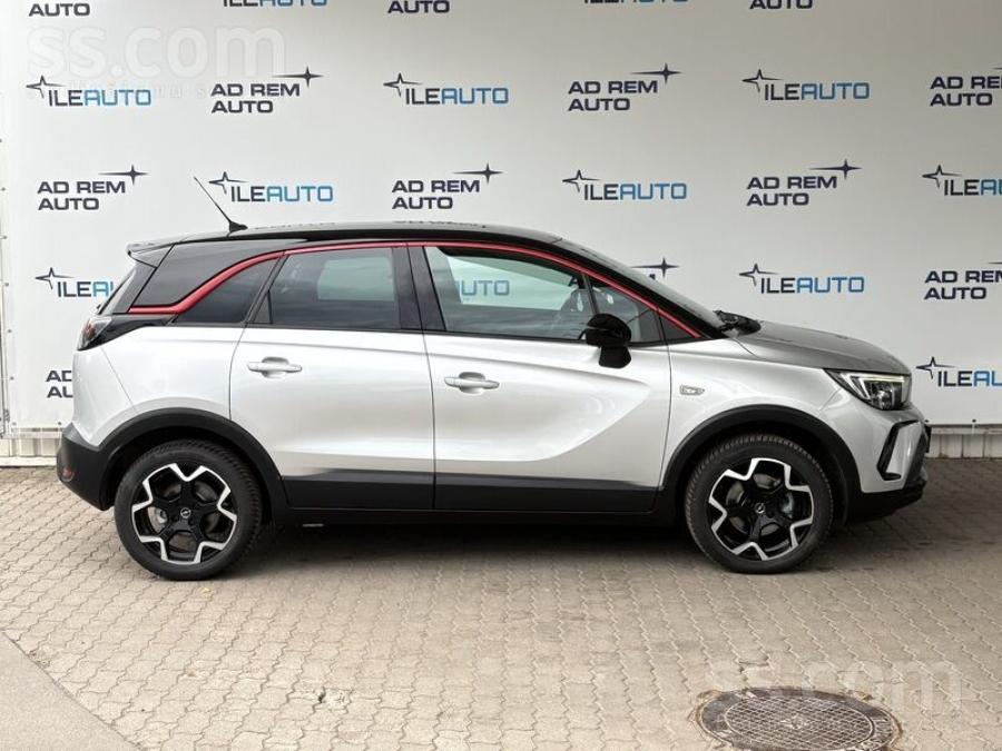 Grey Opel Crossland X 2023 in Riga, with an engine capacity of 1.20 L and mileage of 91 thousand km for 14500 €, photo 6 on AUTOMOTO.COM.LV