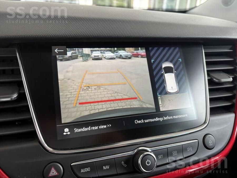 Grey Opel Crossland X 2023 in Riga, with an engine capacity of 1.20 L and mileage of 91 thousand km for 14500 €, photo 21 on AUTOMOTO.COM.LV