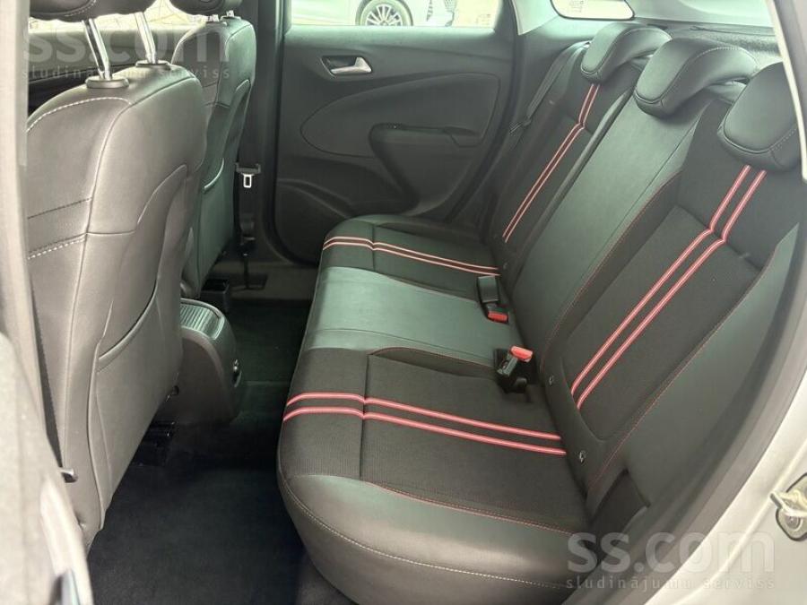 Grey Opel Crossland X 2023 in Riga, with an engine capacity of 1.20 L and mileage of 91 thousand km for 14500 €, photo 26 on AUTOMOTO.COM.LV