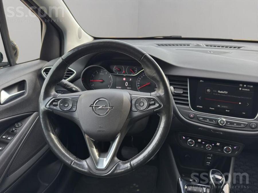 Grey Opel Crossland X 2023 in Riga, with an engine capacity of 1.20 L and mileage of 63 thousand km for 12995 €, photo 15 on AUTOMOTO.COM.LV
