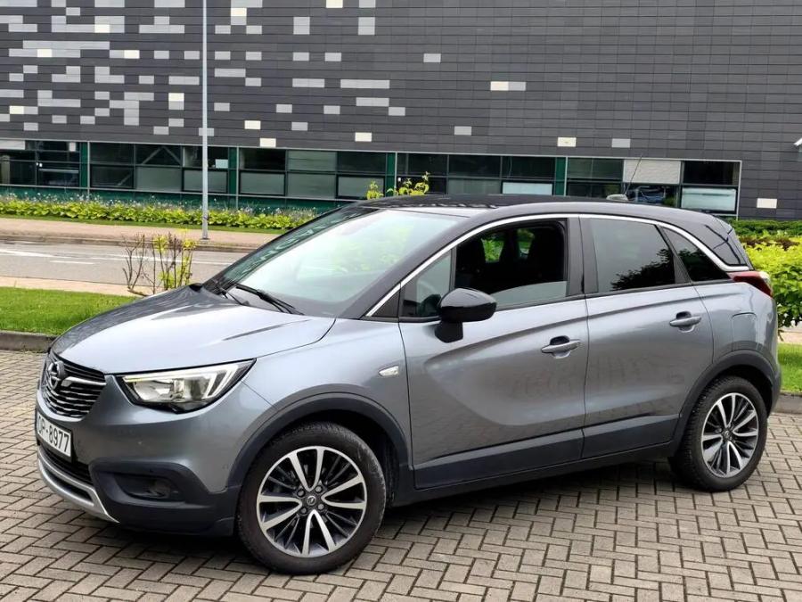 Pelēks Opel Crossland X 2017 Jelgava, ar dzinēja tilpumu 1.20 L un nobraukumu 133 tūkst. km par 8450 €, foto 1 vietnē AUTOMOTO.COM.LV