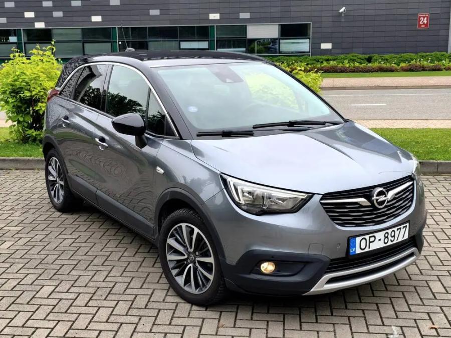 Pelēks Opel Crossland X 2017 Jelgava, ar dzinēja tilpumu 1.20 L un nobraukumu 133 tūkst. km par 8450 €, foto 3 vietnē AUTOMOTO.COM.LV