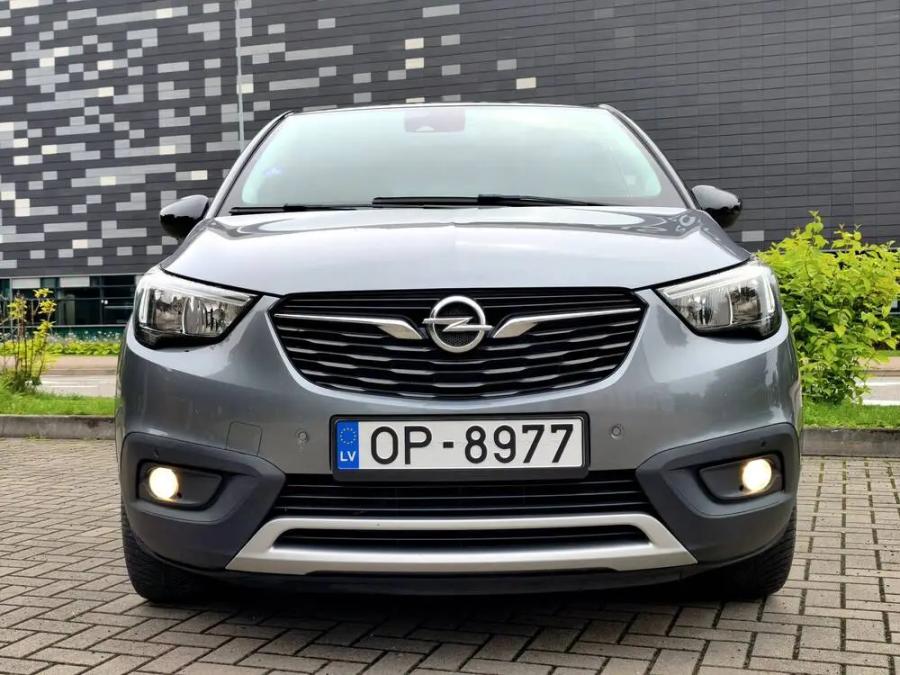 Pelēks Opel Crossland X 2017 Jelgava, ar dzinēja tilpumu 1.20 L un nobraukumu 133 tūkst. km par 8450 €, foto 6 vietnē AUTOMOTO.COM.LV