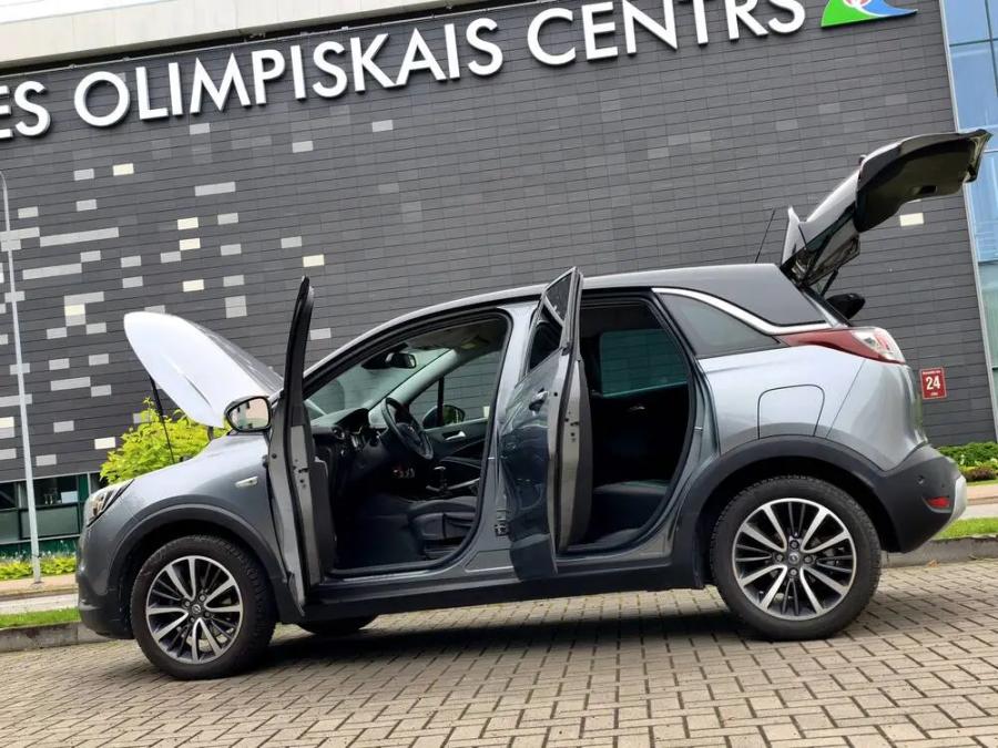 Pelēks Opel Crossland X 2017 Jelgava, ar dzinēja tilpumu 1.20 L un nobraukumu 133 tūkst. km par 8450 €, foto 11 vietnē AUTOMOTO.COM.LV