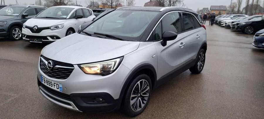 Pelēks Opel Crossland X 2018 Tauragė, ar dzinēja tilpumu 1.20 L un nobraukumu 82 tūkst. km par 7700 €, foto 1 vietnē AUTOMOTO.COM.LV