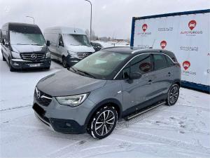 Серый Опель Crossland X 2018 в Таураге, объемом двигателя 1.20 л и пробегом 112 тыс. км за 7999 €, фото  на AUTOMOTO.COM.LV
