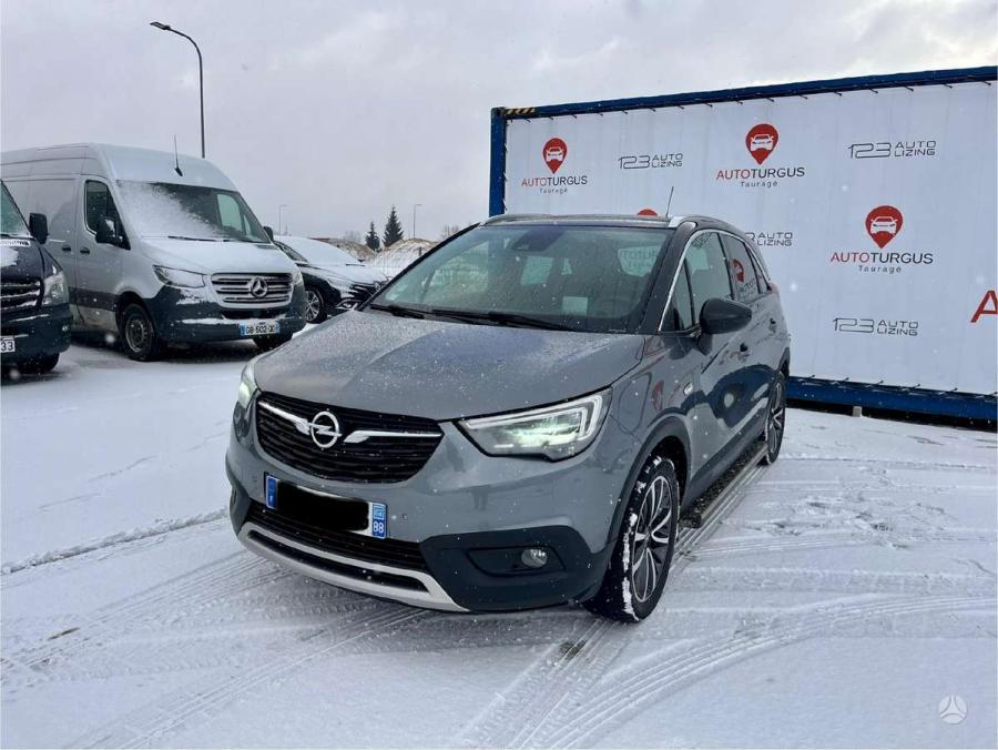 Серый Опель Crossland X 2018 в Таураге, объемом двигателя 1.20 л и пробегом 112 тыс. км за 7999 €, фото 3 на AUTOMOTO.COM.LV