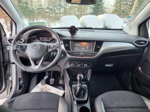 Grey Opel Crossland X 2018 in Utena, with an engine capacity of 1.20 L and mileage of 152 thousand km for 6150 €, photo 3 on AUTOMOTO.COM.LV
