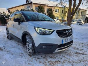 Grey Opel Crossland X 2018 in Utena, with an engine capacity of 1.20 L and mileage of 152 thousand km for 6150 €, photo 4 on AUTOMOTO.COM.LV