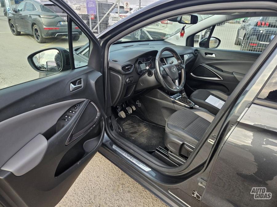 Pelēks Opel Crossland X 2018 Tauragė, ar dzinēja tilpumu 1.60 L un nobraukumu 186 tūkst. km par 7500 €, foto 10 vietnē AUTOMOTO.COM.LV