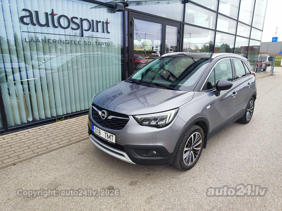 Pelēks Opel Crossland X 2017 Tallina, ar dzinēja tilpumu 1.20 L un nobraukumu 91 tūkst. km par 9990 €, foto 1 vietnē AUTOMOTO.COM.LV