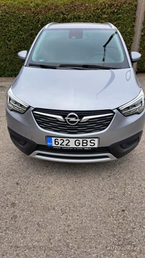 Grey Opel Crossland X 2020 in Tartu, with an engine capacity of 1.20 L and mileage of 30 thousand km for 14900 €, photo  on AUTOMOTO.COM.LV