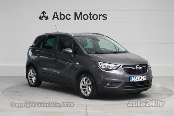 Grey Opel Crossland X 2020 in Tallinn, with an engine capacity of 1.20 L and mileage of 69 thousand km for 10490 €, photo 3 on AUTOMOTO.COM.LV