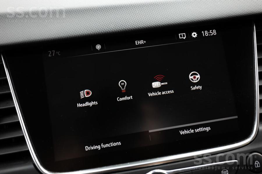 Opel Crossland X 2020 in Jelgava, with an engine capacity of 1.20 L and mileage of 0 thousand km for 8950 €, photo 16 on AUTOMOTO.COM.LV