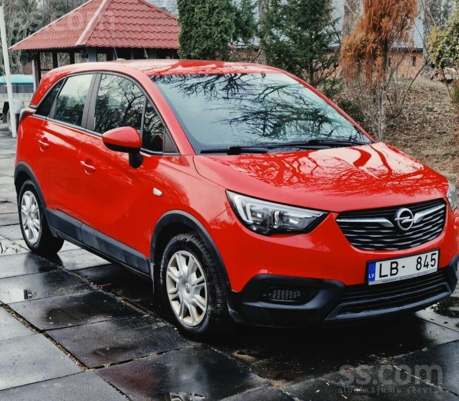 Sarkans Opel Crossland X 2017 Kuldīga, ar dzinēja tilpumu 1.20 L un nobraukumu 105 tūkst. km par 5500 €, foto 1 vietnē AUTOMOTO.COM.LV