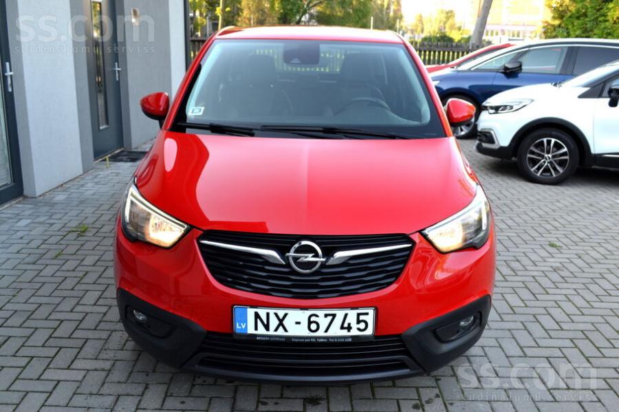 Red Opel Crossland X 2018 in Riga, with an engine capacity of 1.20 L and mileage of 125 thousand km for 9200 €, photo 6 on AUTOMOTO.COM.LV