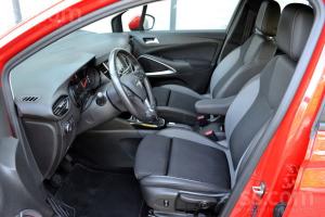 Red Opel Crossland X 2018 in Riga, with an engine capacity of 1.20 L and mileage of 125 thousand km for 9200 €, photo 14 on AUTOMOTO.COM.LV