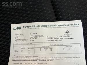Красный Опель Crossland X 2018 в Талси, объемом двигателя 1.20 л и пробегом 53 тыс. км за 10500 €, фото 25 на AUTOMOTO.COM.LV