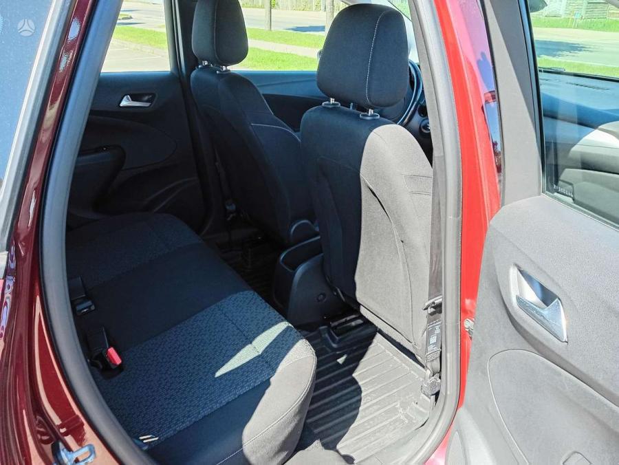 Sarkans Opel Crossland X 2018 Kazlų Rūda, ar dzinēja tilpumu 1.20 L un nobraukumu 98 tūkst. km par 9300 €, foto 5 vietnē AUTOMOTO.COM.LV