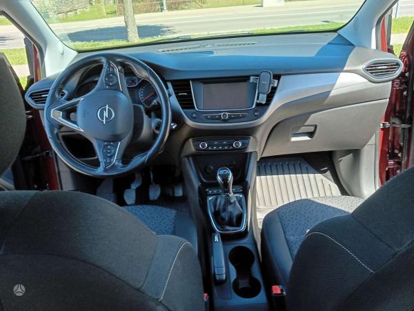 Sarkans Opel Crossland X 2018 Kazlų Rūda, ar dzinēja tilpumu 1.20 L un nobraukumu 98 tūkst. km par 9300 €, foto 7 vietnē AUTOMOTO.COM.LV