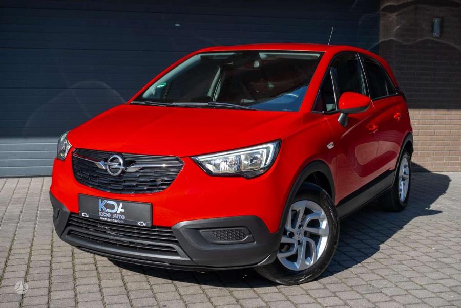 Red Opel Crossland X 2019 in Marijampole, with an engine capacity of 1.50 L and mileage of 179 thousand km for 9750 €, photo 4 on AUTOMOTO.COM.LV