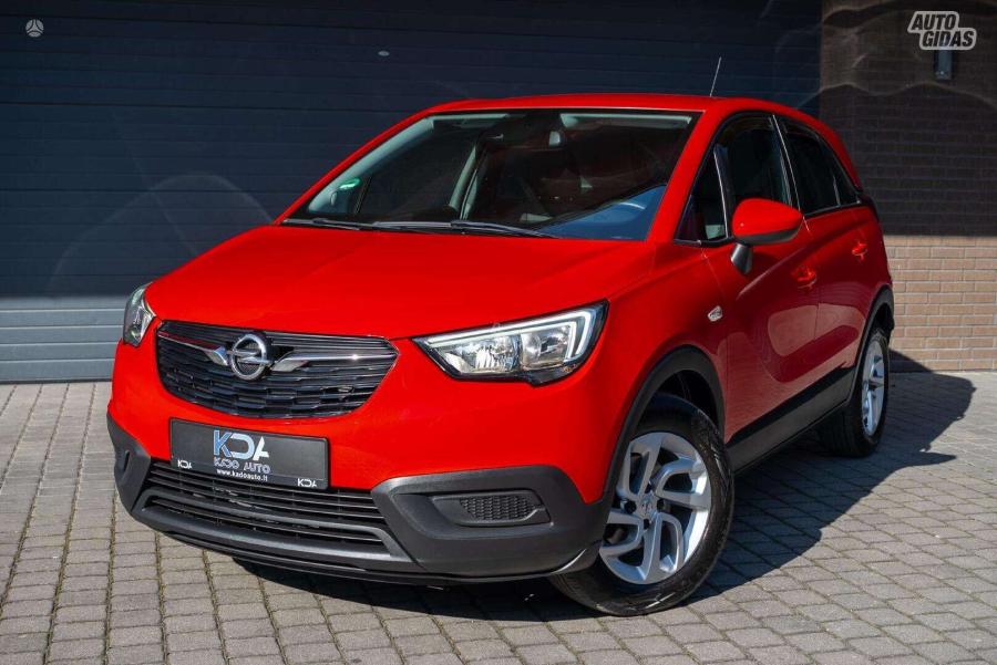 Red Opel Crossland X 2019 in Marijampole, with an engine capacity of 1.50 L and mileage of 179 thousand km for 9750 €, photo 4 on AUTOMOTO.COM.LV