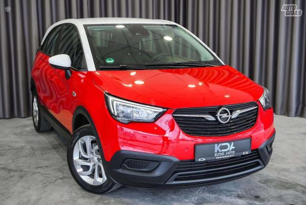 Red Opel Crossland X 2019 in Marijampole, with an engine capacity of 1.20 L and mileage of 105 thousand km for 8950 €, photo 2 on AUTOMOTO.COM.LV