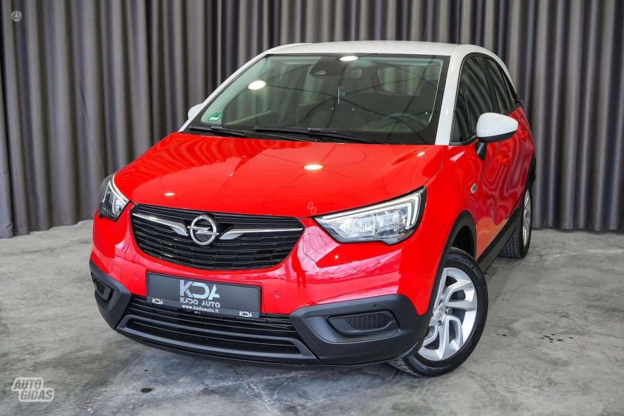 Red Opel Crossland X 2019 in Marijampole, with an engine capacity of 1.20 L and mileage of 105 thousand km for 8950 €, photo 5 on AUTOMOTO.COM.LV
