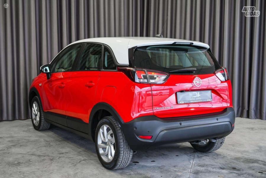Red Opel Crossland X 2019 in Marijampole, with an engine capacity of 1.20 L and mileage of 105 thousand km for 8950 €, photo 8 on AUTOMOTO.COM.LV