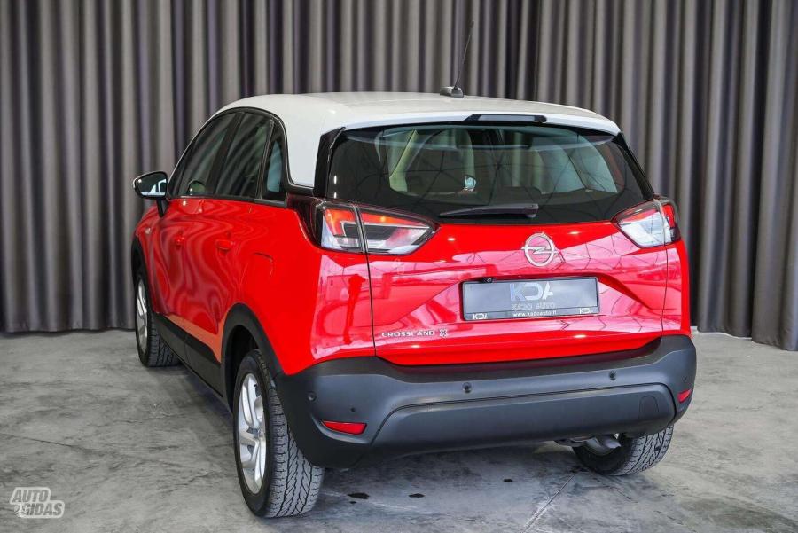 Red Opel Crossland X 2019 in Marijampole, with an engine capacity of 1.20 L and mileage of 105 thousand km for 8950 €, photo 9 on AUTOMOTO.COM.LV