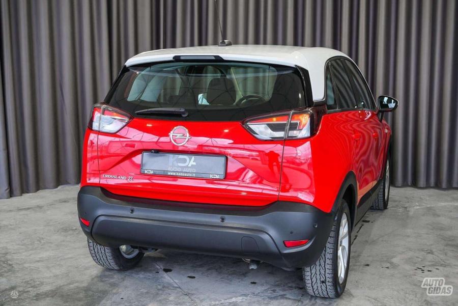 Red Opel Crossland X 2019 in Marijampole, with an engine capacity of 1.20 L and mileage of 105 thousand km for 8950 €, photo 11 on AUTOMOTO.COM.LV