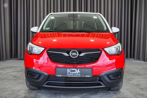 Red Opel Crossland X 2019 in Marijampole, with an engine capacity of 1.20 L and mileage of 105 thousand km for 7950 €, photo 3 on AUTOMOTO.COM.LV