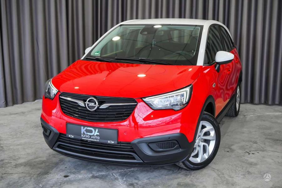 Red Opel Crossland X 2019 in Marijampole, with an engine capacity of 1.20 L and mileage of 105 thousand km for 7950 €, photo 5 on AUTOMOTO.COM.LV